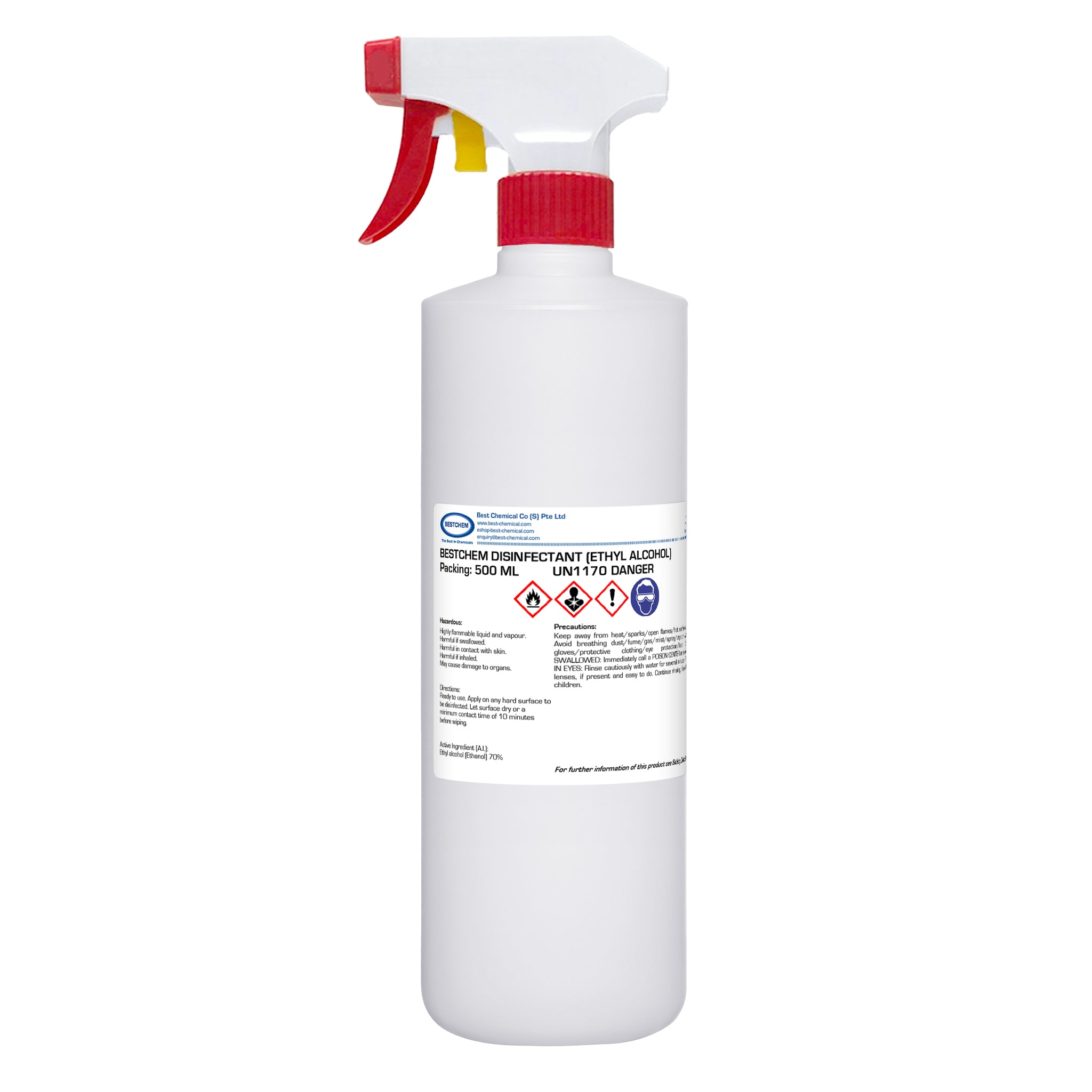 BestChem Disinfectant (Ethyl Alcohol) – Best Chemical Co (S) Pte Ltd