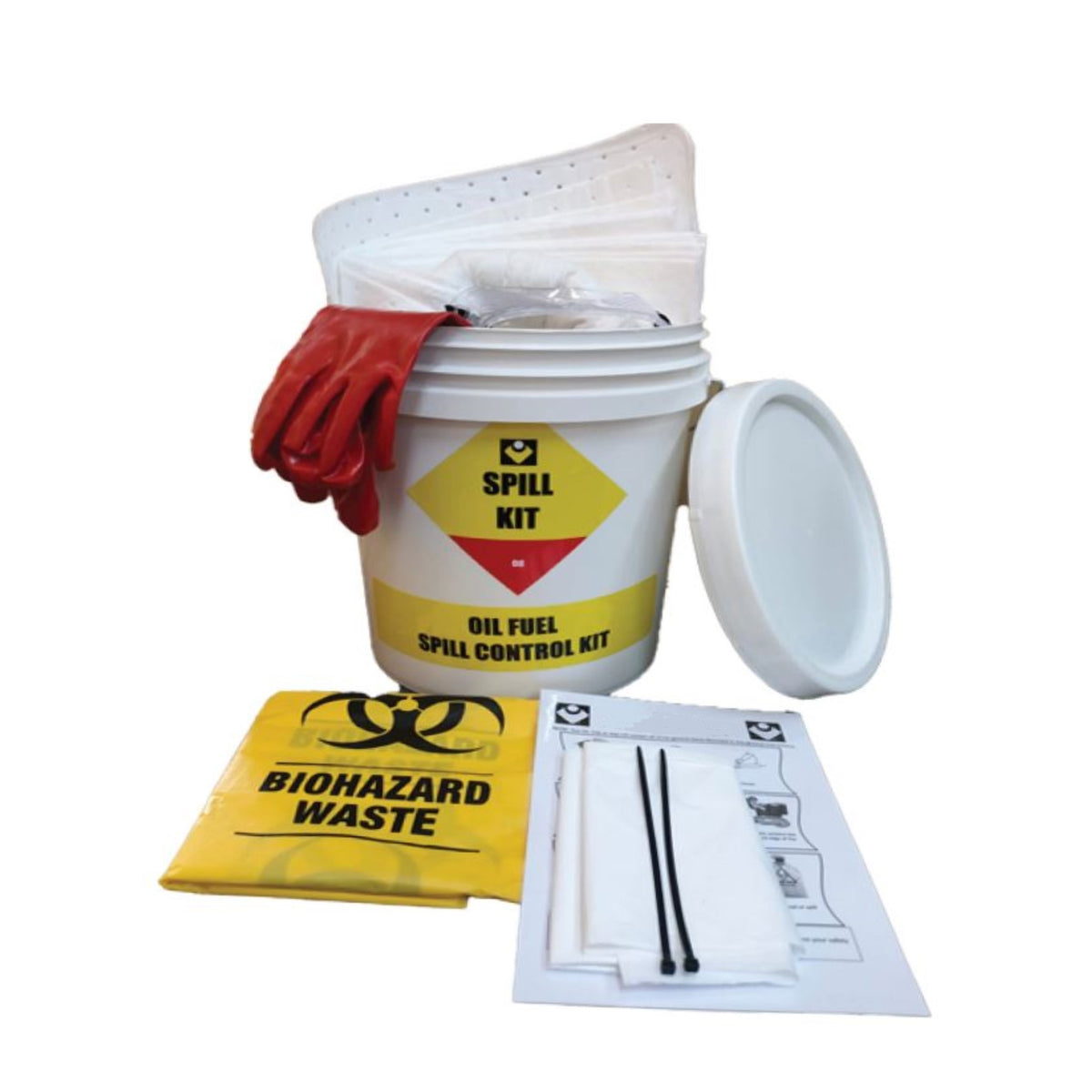 Spill Kit (Oil/Fuel) - 20 Litres (Bucket Type) – Best Chemical Co (S ...