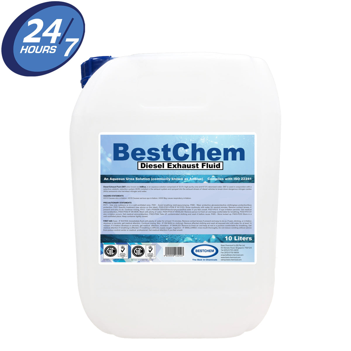Diesel Exhaust Fluid (a.k.a Adblue) – Best Chemical Co (S) Pte Ltd